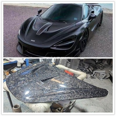 FITS FOR MCLAREN 720S NOV STYLE FORGE CARBON FIBER FRONT HOOD BONNET ...