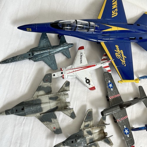 Vintage Metal Model Military Airplane Lot Of 18 Damaged | eBay