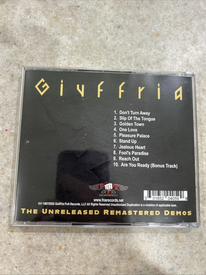 Giuffria The Unreleased Remastered Demos CD Free Shipping | eBay