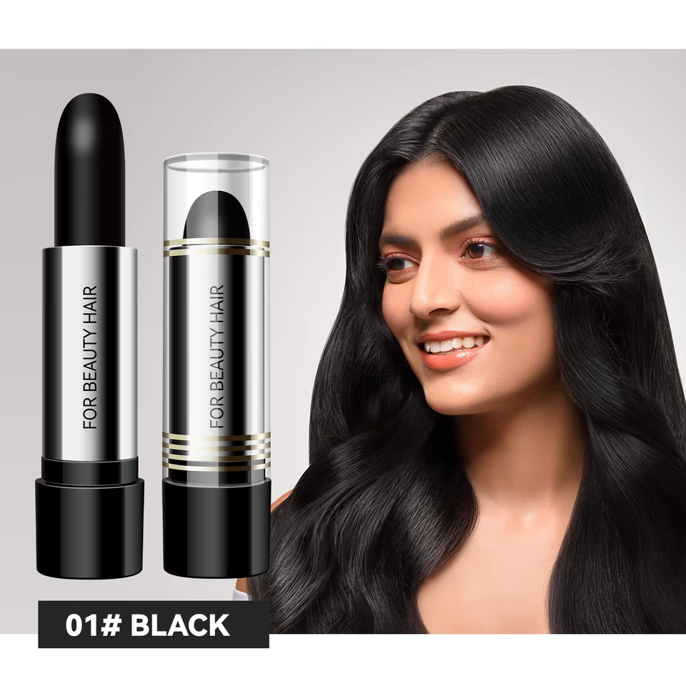 Natural Black Hair Coloring Stick Instant White Coverage Disposable ...
