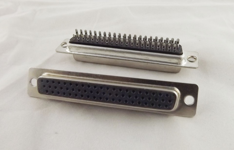 10x D-SUB 62 Pin DB62 Female Jack Solder Type Straight Connector 3 Rows ...