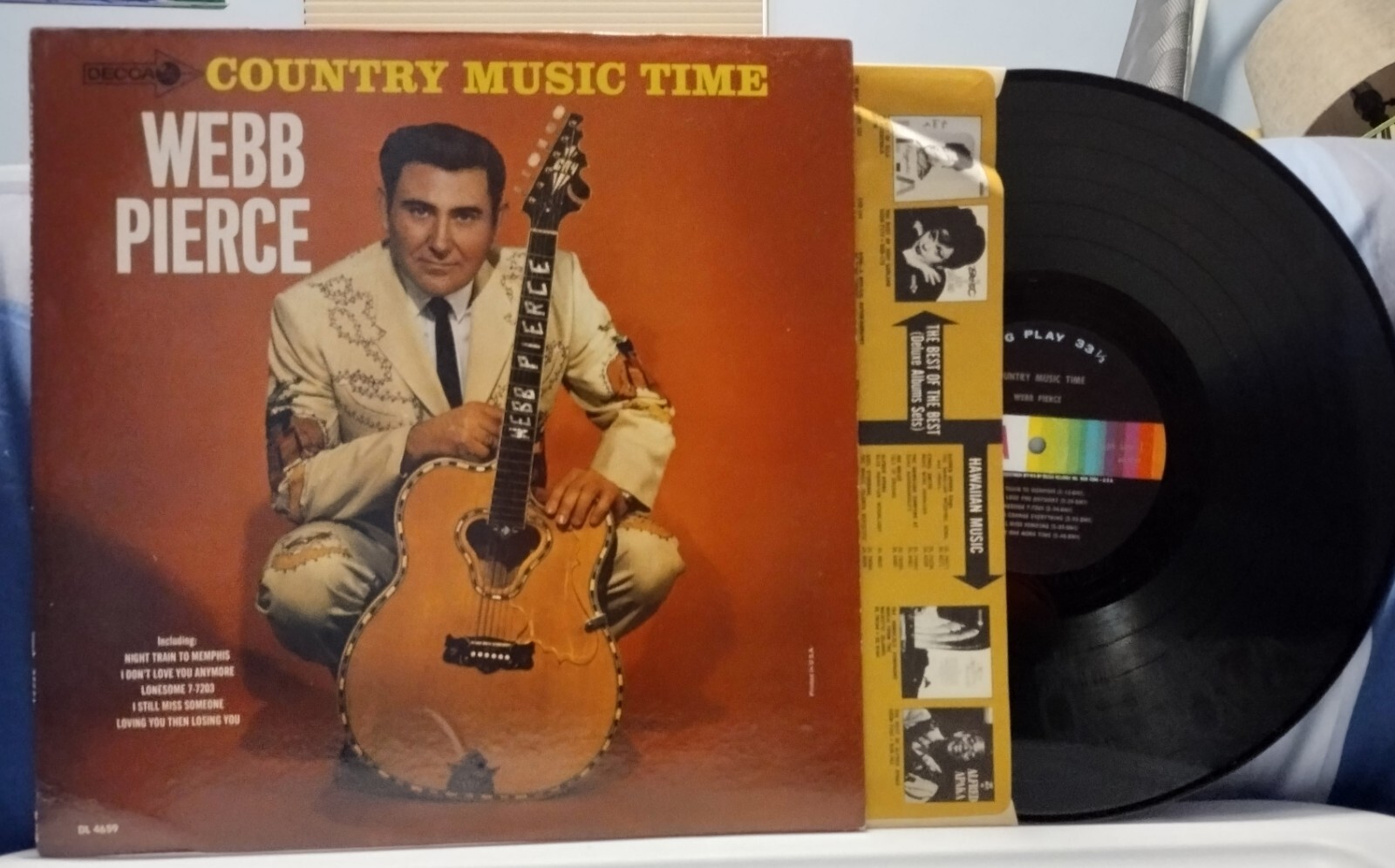 WEBB PIERCE Country Music Time ORIGINAL EX 1965 DECCA MONO LP Country ...