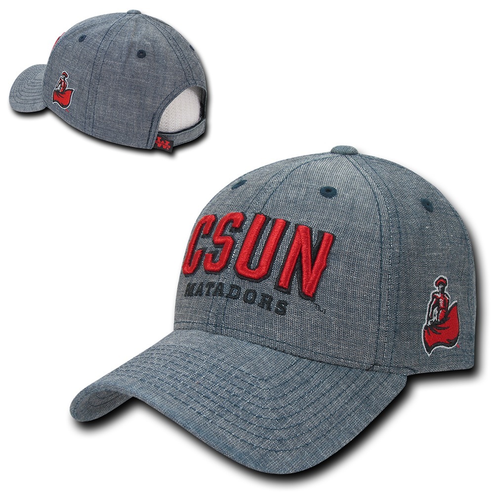 NCAA CSUN Cal State Northridge University Matadors Structured Denim ...