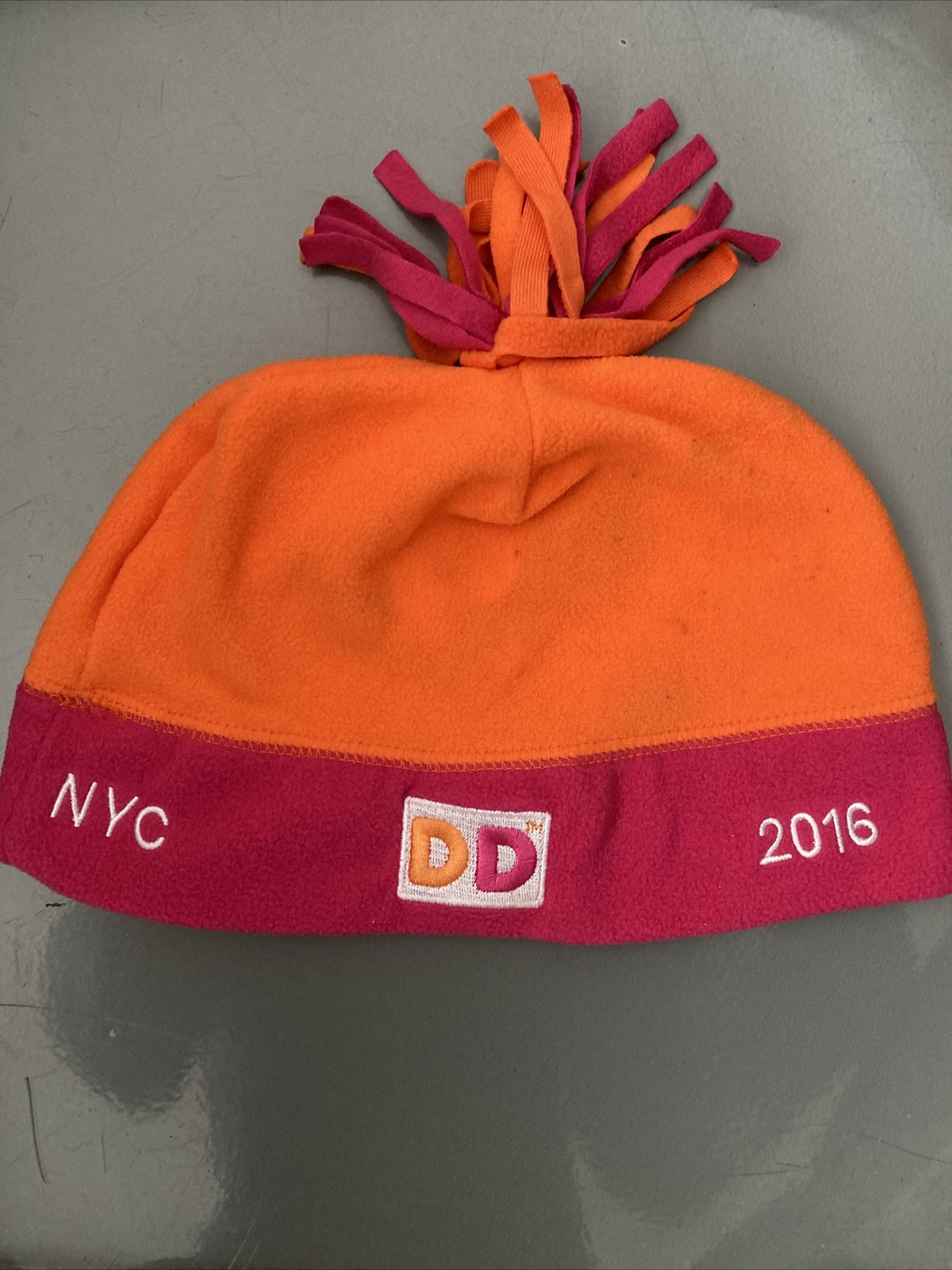 DUNKIN DONUTS NEW YORK CITY MARATHON BEANIE HAT CAP NEW PINK | eBay