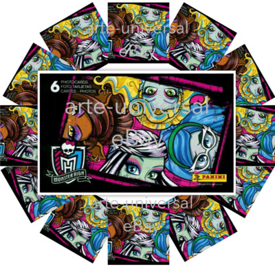 24 PACKS = 144 photo cards MONSTER HIGH - PANINI photocards 4"x6" | eBay