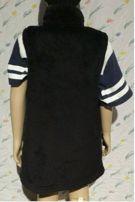 Oldnavy Boy's Black Fleece Vest Kids Zipper Large 10-12 with Garfield ...