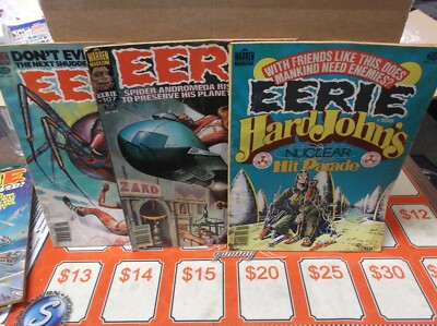LOT OF 3 WARREN MAGAZINES EERIE #106, #107 and #108 | eBay