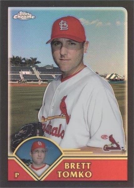 2003 Topps Chrome - Black Refractor #298 Brett Tomko /199 for sale ...