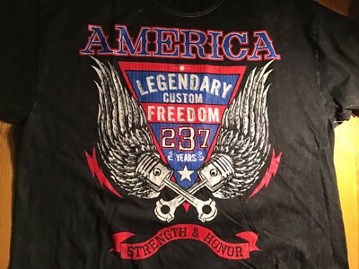 USA Strength and Honor Shirt XXL | eBay