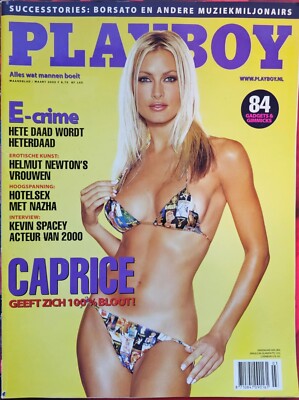 Playboy Netherlands March 2000 Caprice Bourret Brooke Richards Nazha 5241