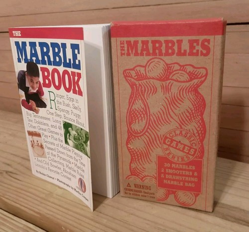 The Marble Book Of Marbles New Sealed With Marbles And Bag | eBay