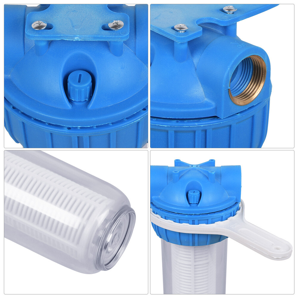 WASSERFILTER VORFILTER 1" 5000 L/h PUMPENFILTER FILTER HAUSWASSERWERK 8 ...