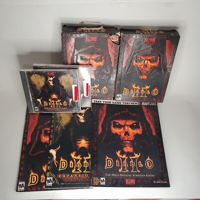 Diablo 2 II (PC, 2000-2001) - Assorted Lot Disc Strategy Guide ...