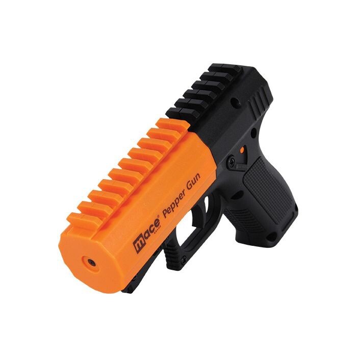 POLICE Pepper Gun 2.0 Equipped w Disorienting LED STROBE LIGHT 20Ft ...