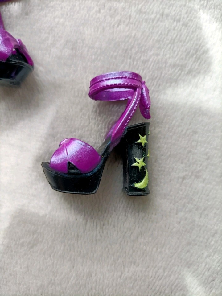 Rainbow High Doll Avery Styles Purple Star Moon Chunky Shoes Heels | eBay