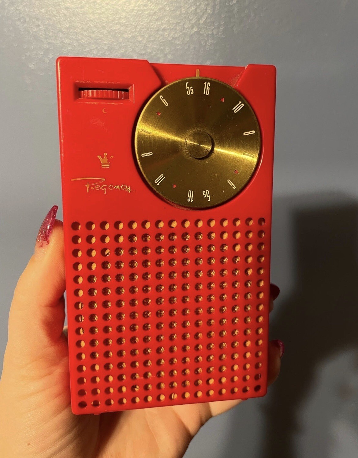 Vintage Rare 1st edition Regency Model TR-1 Red Transistor Radio | eBay