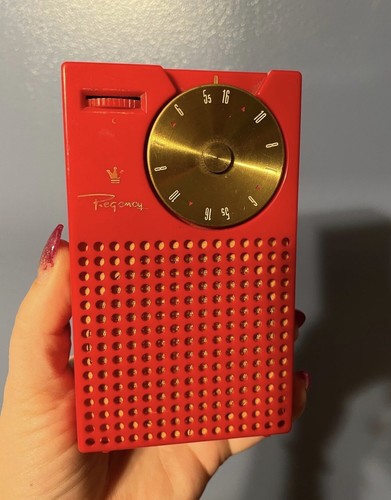 Vintage Rare 1st edition Regency Model TR-1 Red Transistor Radio | eBay