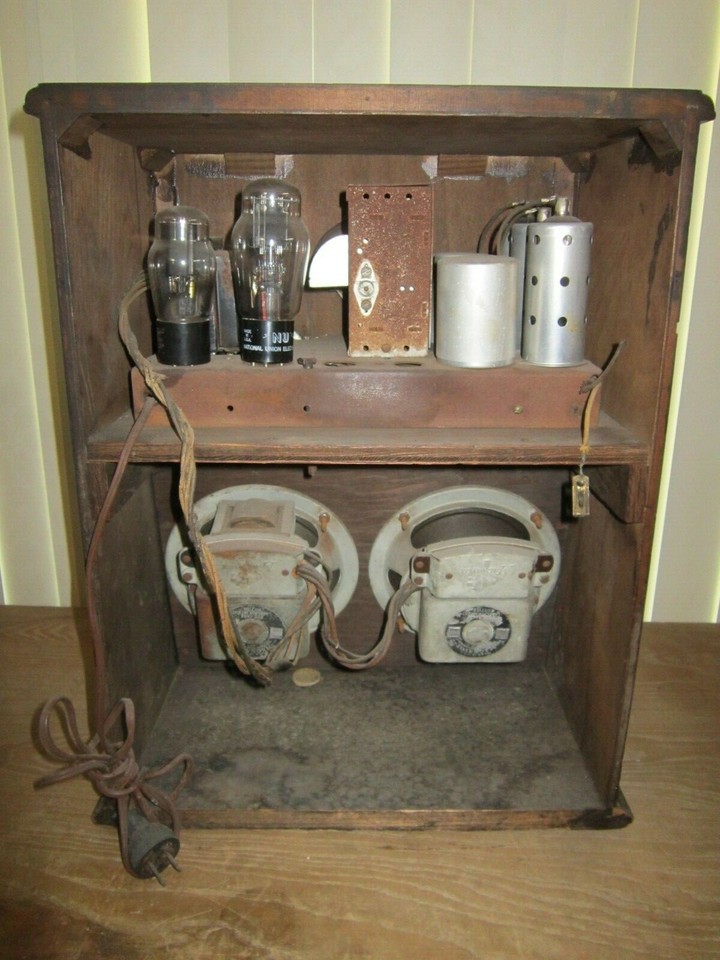 2 Speaker Edison Bell Deco Tombstone Radio MayNot Be Fully Functional ...