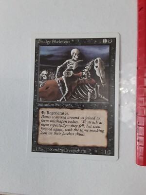 2 Magic The Gathering Deckmaster Summon Skeletons Cards Games Halloween ...