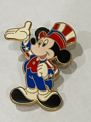 MIckey Mouse Uncle Sam hand out Patriotic Americana July 4th Disney pin ...