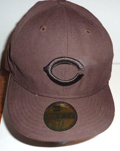Cincinnati Reds Brown Ball Cap 59Fifty Size 7 1/2 NWT | eBay