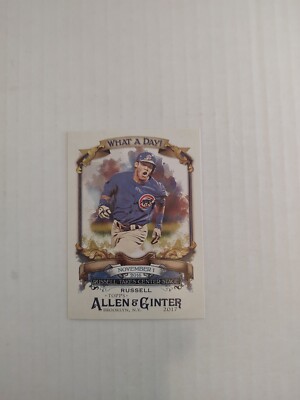 2017 Topps Allen & Ginter #WAD-81 Addison Russell What a Day! (PWE) | eBay