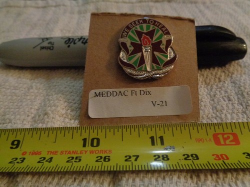MEDDAC Ft Dix V-21 Unit Crest, DI, DUI (DRAW#7) | eBay