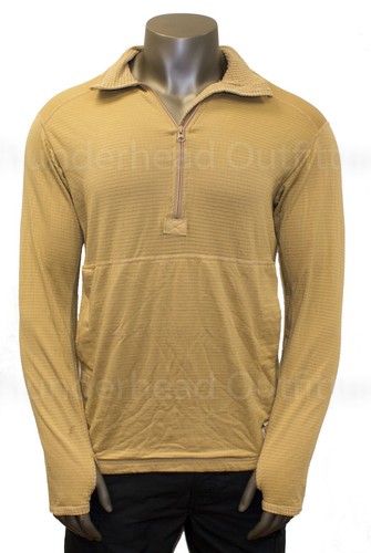 USMC FROG Grid Fleece Pullover US Marine Corps DESERT TAN SMALL REGULAR ...