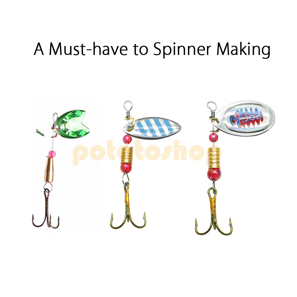 Lot 30 Spinnerbait Bodies Inline Spinner Cylinder Shaped Making ...