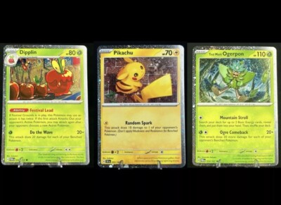 Pokemon Fall Collectors Chest 2024 Pikachu 051 Cosmos Foil Promo Card ...