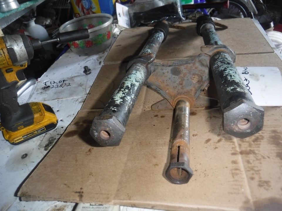 Harley Davidson Hummer Scat/Pacer Blue Fork BT BTH BU Front Forks ...