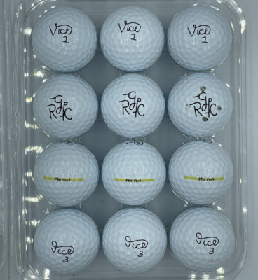 Vice Pro Plus x RGC Doodle AAAA Near Mint 12 Used Golf Balls 4A | eBay