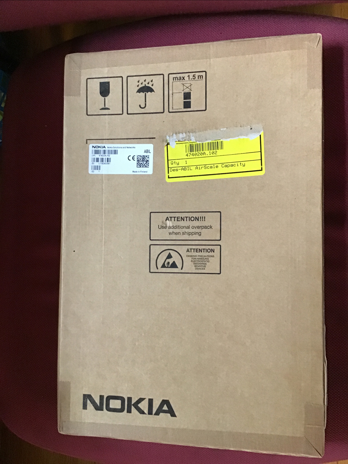 Nokia 474020A ABIL Airscale Baseband 5G Capacity Card *RH051622 for ...