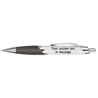 Promotional Personalised Spectrum Ball Pen Black Ink Custom Printed ...