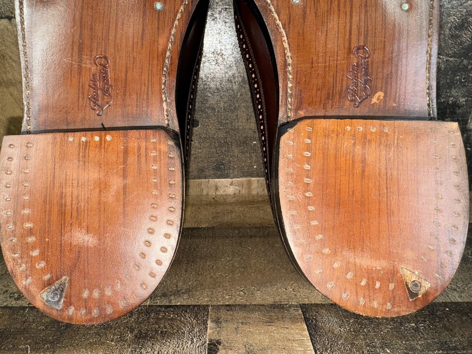 NEW FLORSHEIM Imperial SHELL CORDOVAN V Cleat Wingtip Men’s Size 9 D | eBay