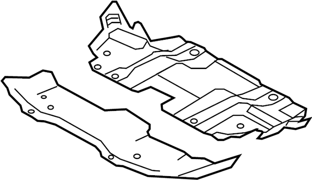 508101LA1A Genuine Nissan Cover-front Under 50810-1la1a for sale online ...