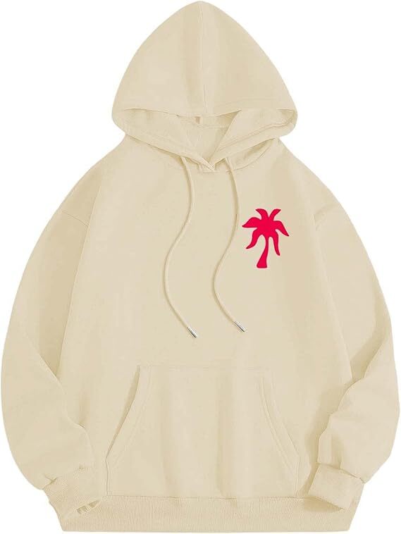 Ping-Pong Puff Hoodie, Pink Palm Puff Hoodie | eBay