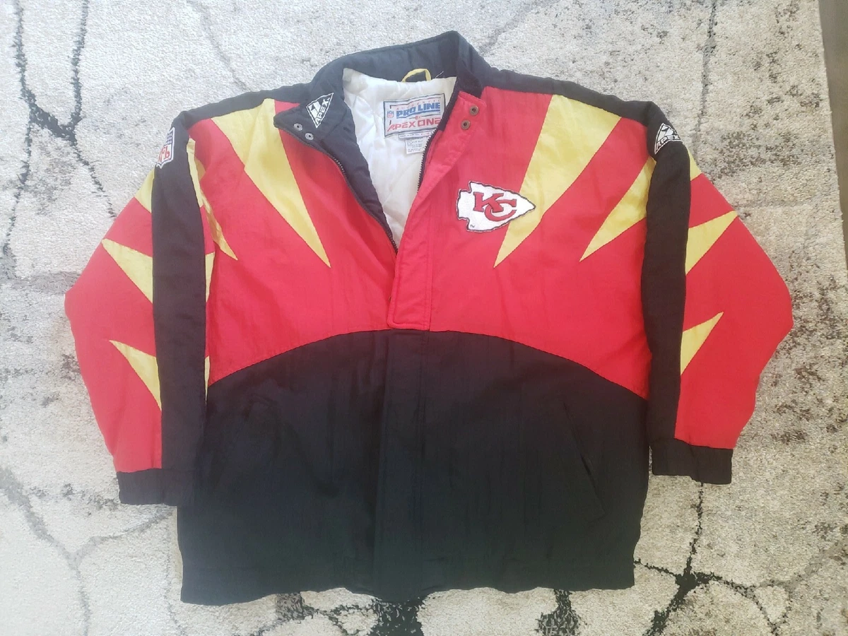 Vintage 1990's Pro Line Apex One Kansas City Chiefs Men's winter Coat ...