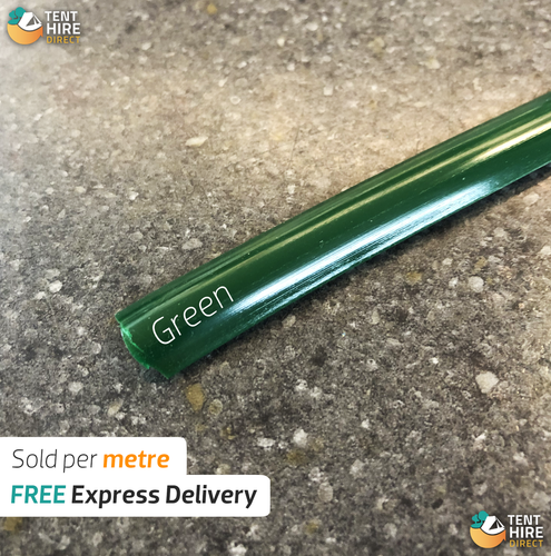 NEW Green Motorhome & Caravan Rail PVC Infill Rubber Trim Strip (12mm ...