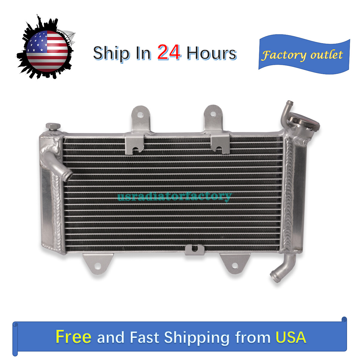 All Aluminum Radiator For KTM 2014-2018 390 RC PC390 Sportbike | eBay
