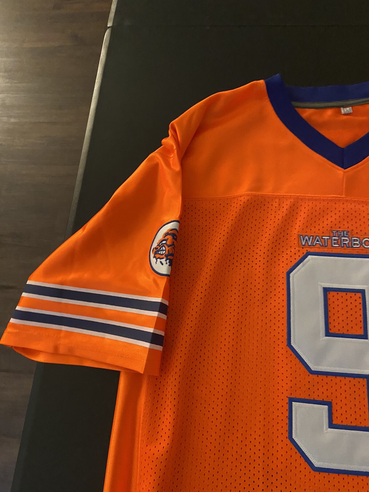 The Waterboy Bobby Boucher #9 Football Jersey Adam Sandler Orange Adult ...
