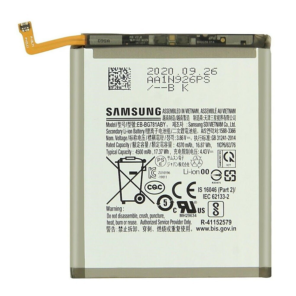 Genuine Samsung EB-BG781ABY Battery for Galaxy S20 FE 5G A52 A52S 3.86V ...