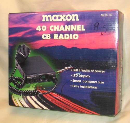 MAXON MCB-30 Compact 40 Channel Mobile CB Radio w/ Microphone - BRAND ...