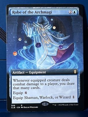 MTG Baldur's Gate Robe of the Archmagi (Extended Art) CLB NM | eBay