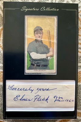 T206 Signature Collection Elmer Flick Autograph | eBay