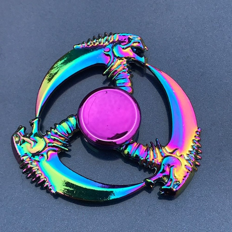 Fidget Spinner Fidget Finger Spinner Hand Focus Rainbow Finger Spinner ...