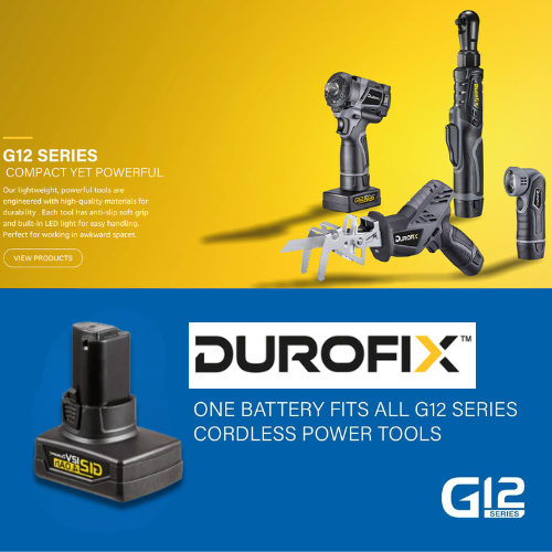 DUROFIX B1225LA-2P2 G12 Series 12V 2.0 Ah | 4.0 Ah Li-ion Battery Pack ...