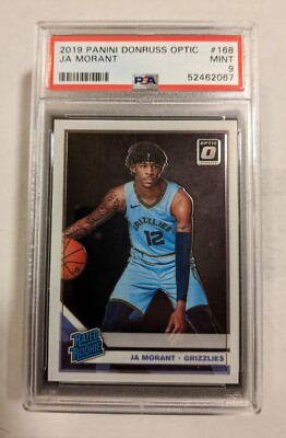 2019-20 Donruss Optic Ja Morant Rated Rookie PSA 9 Card #168 RC ...
