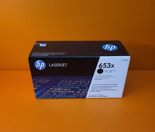 Genuine HP 653X Black High Volume Print Toner Cartridge CF320X *NEW ...