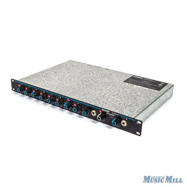 Shure Scm810 8-channel Automatic Mixer for sale online | eBay